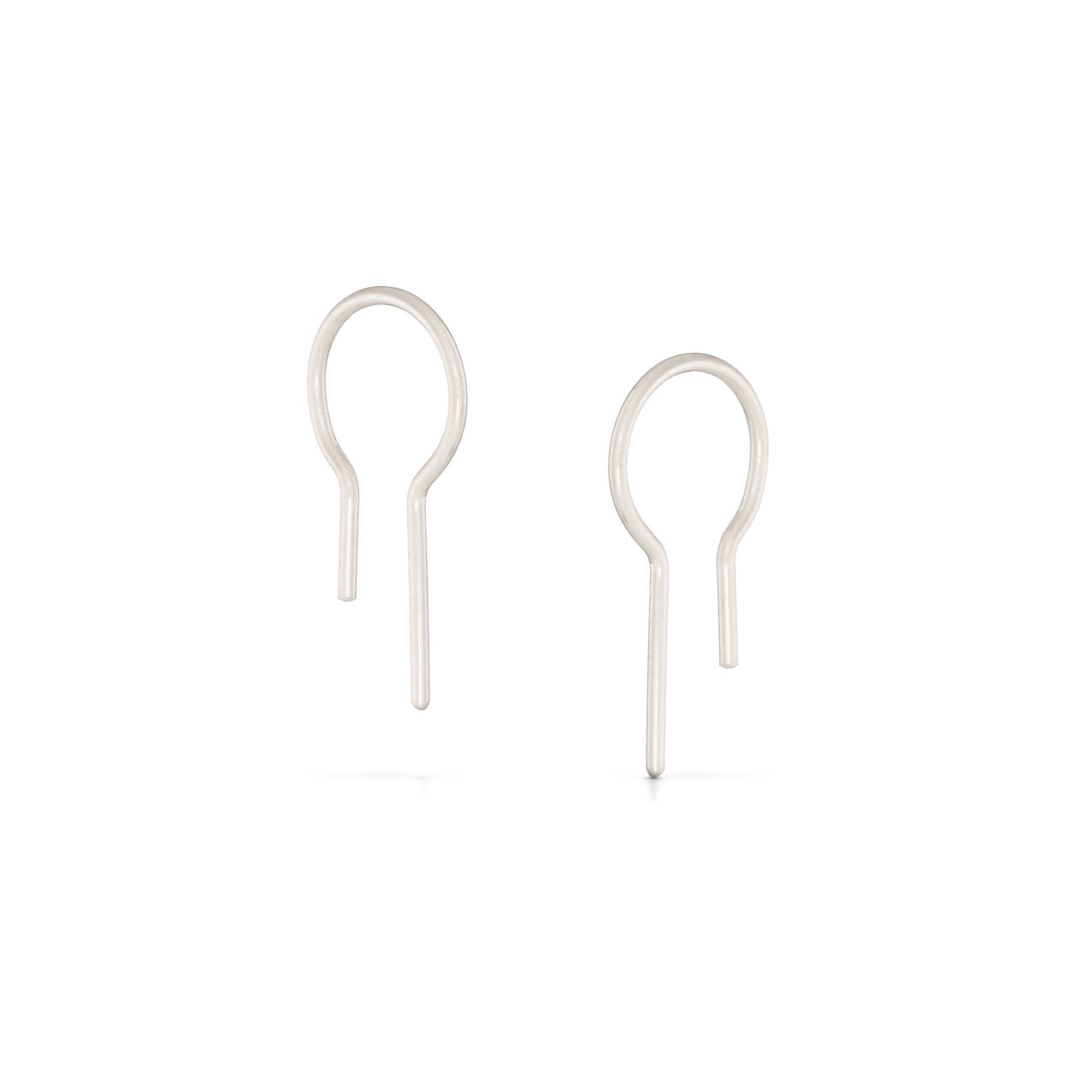 Teeny Tiny Latch Earrings - Silver – Baleen