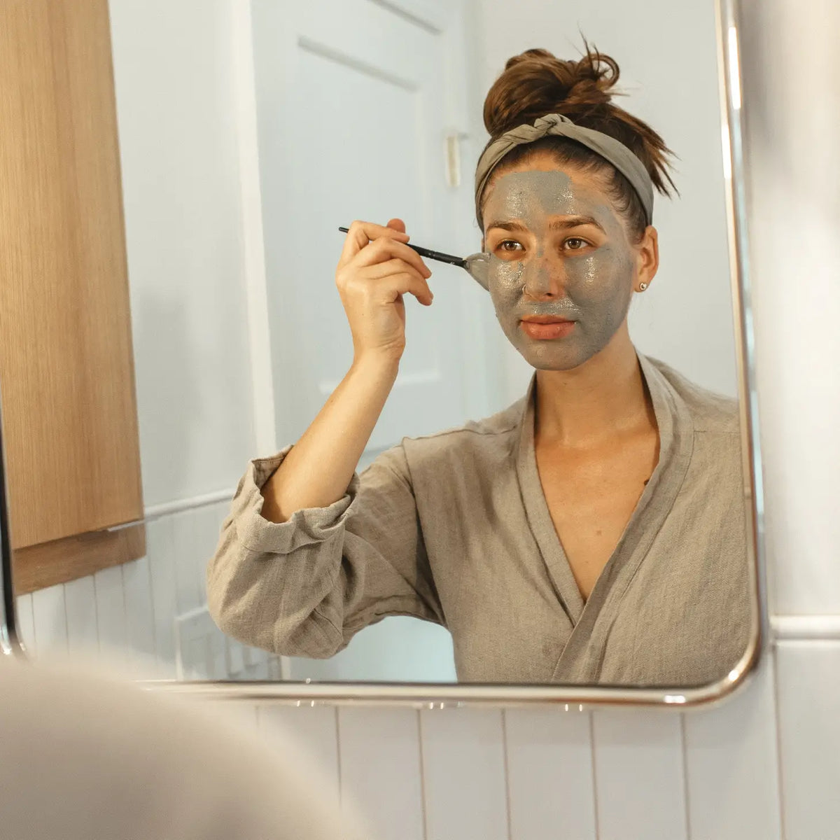 Charcoal Burdock Mask Single – Baleen